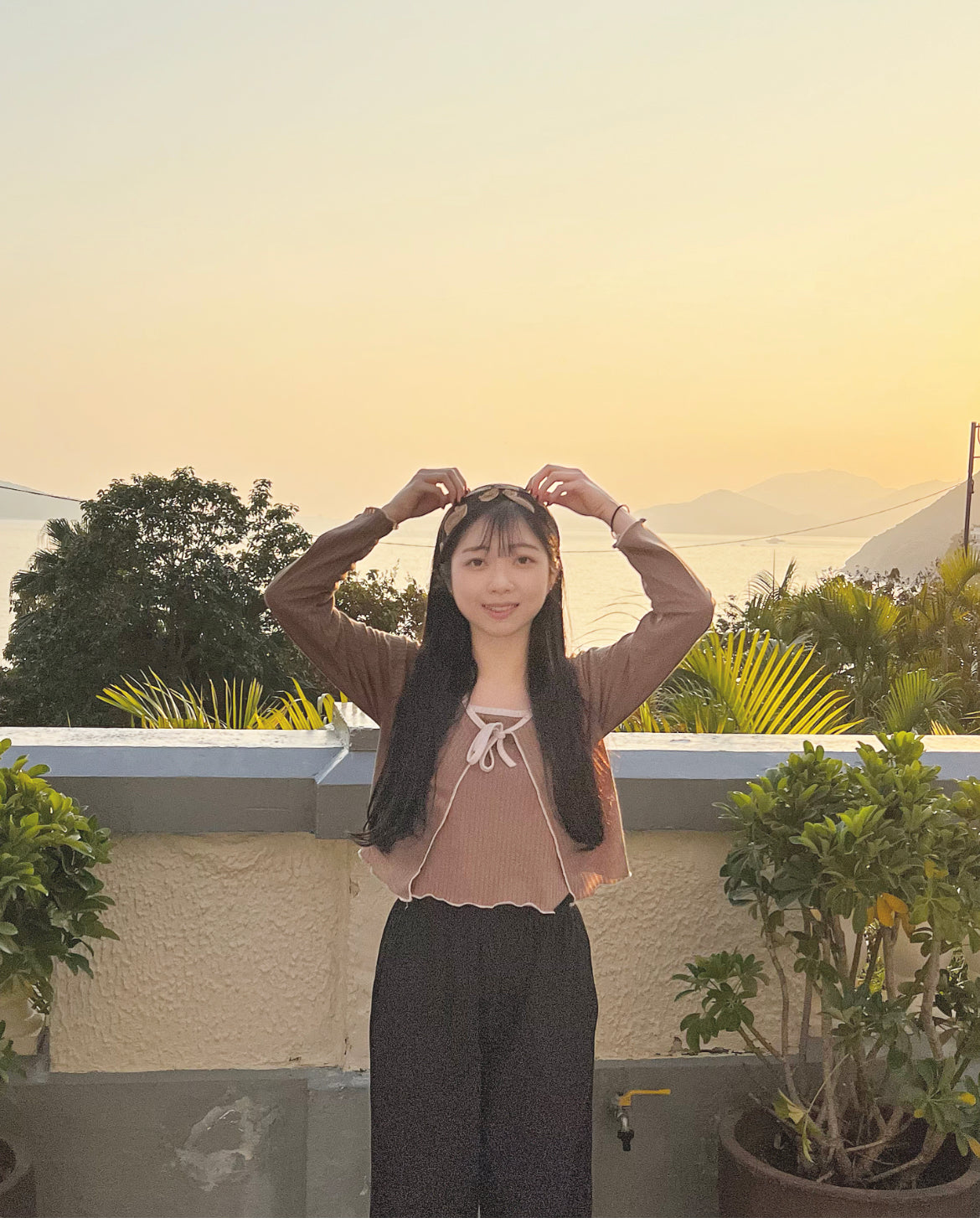 【𝗚𝗶𝗿𝗹𝘆+𝟰季必備.ᐟ.ᐟ】綁帶直條紋𝗦𝗲𝘁 – melon.c